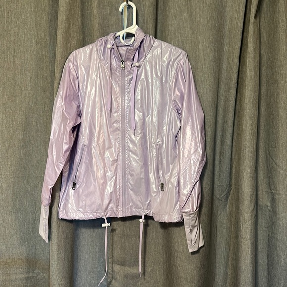 ZYIA | Jackets & Coats | Zyia Lilac Bomber Rain Jacket | Poshmark